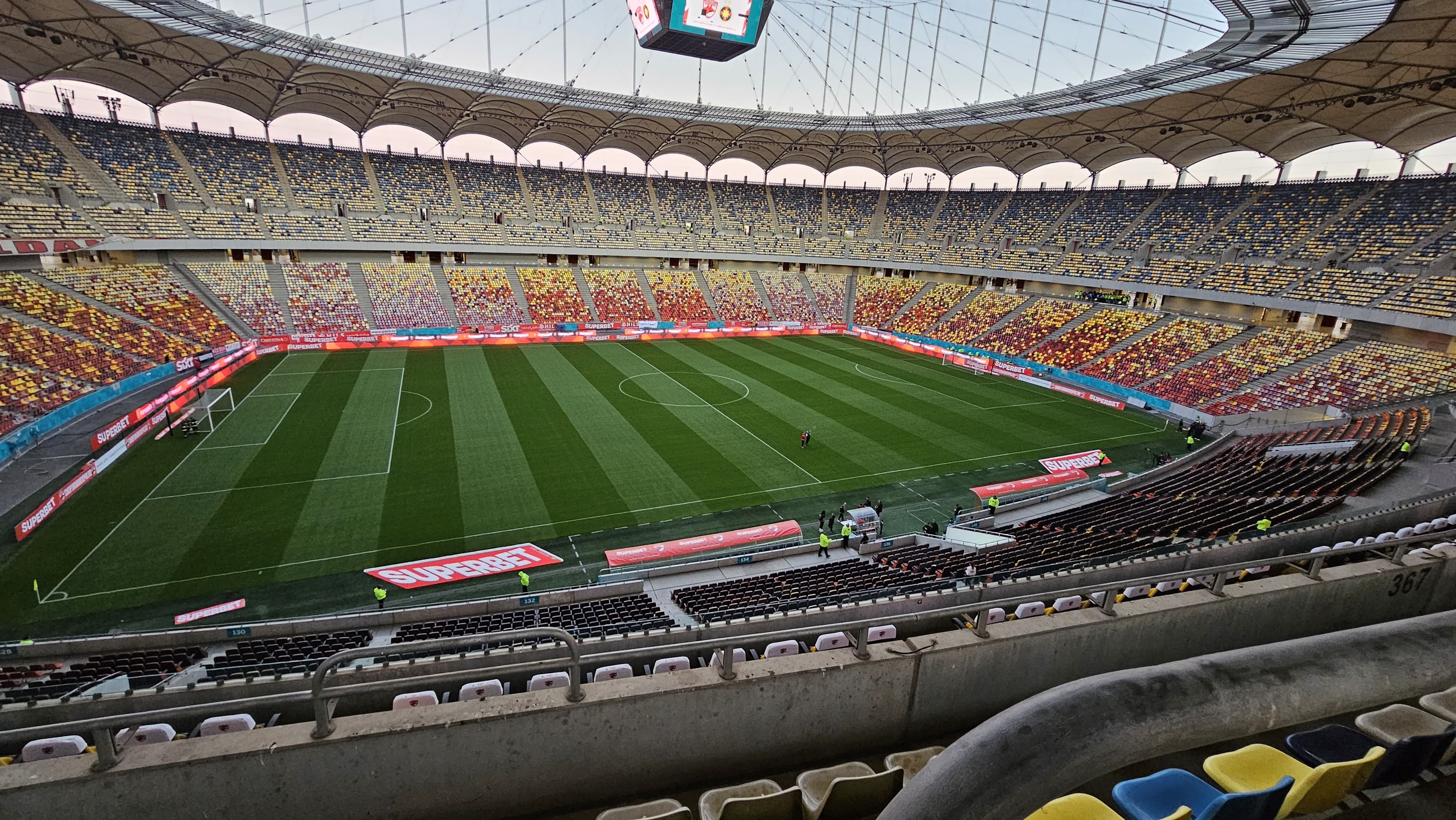 Cum se prezintă gazonul de pe Arena Națională înainte de Dinamo - FCSB ...