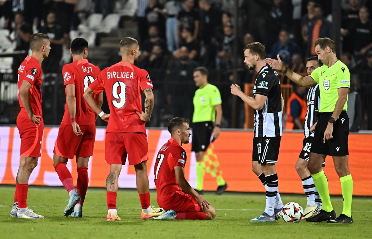 Florin Prunea crede că arbitrajul a fost anti-FCSB la meciul cu PAOK ...