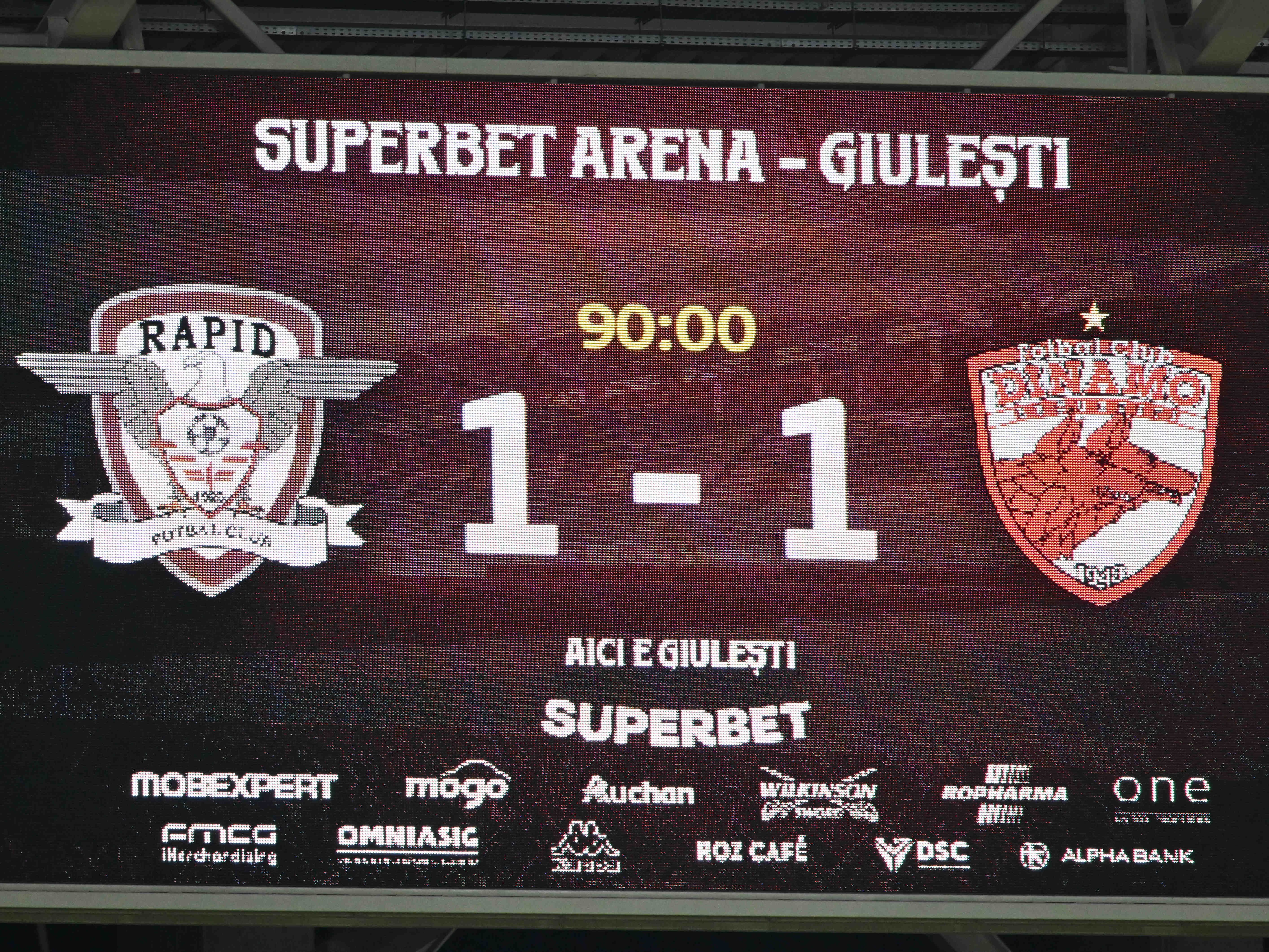 Clauza specială pregătită de Dinamo pentru rivalii de la Rapid, înainte ...