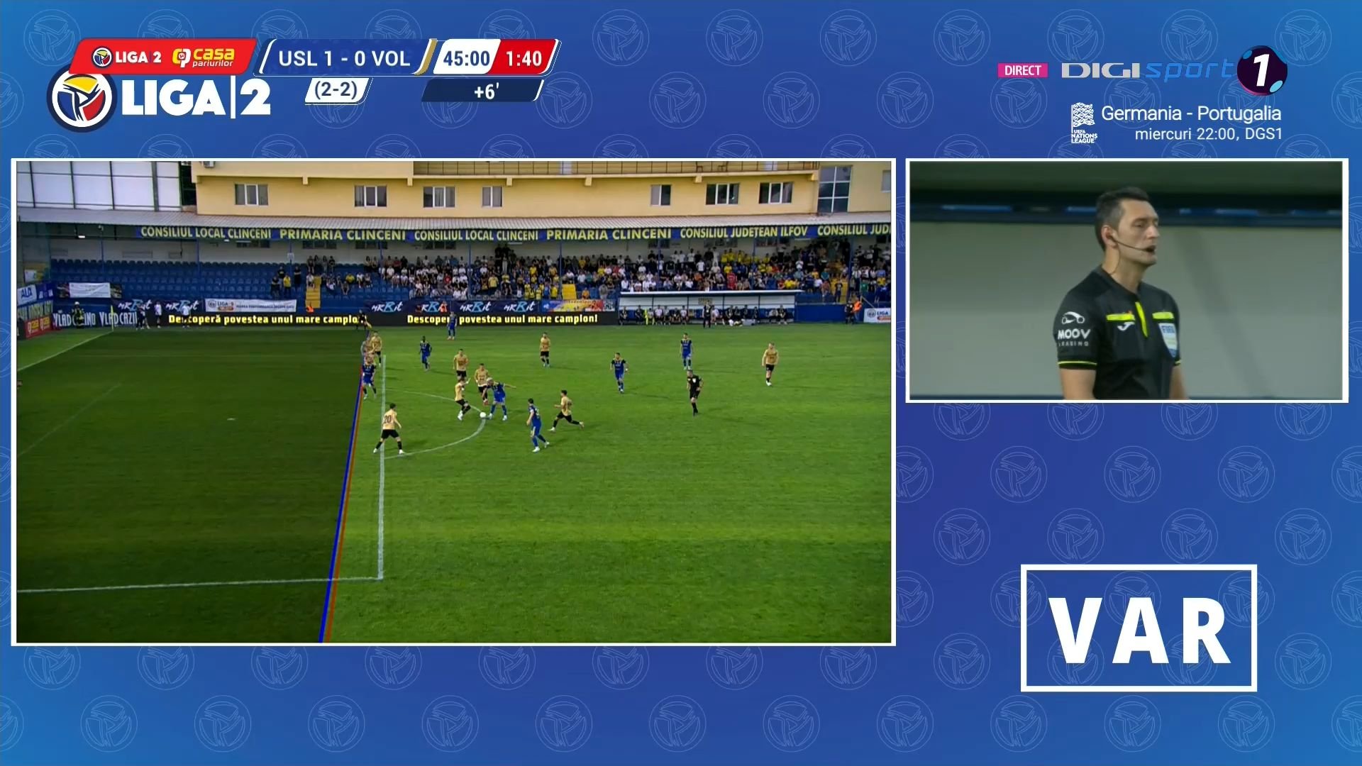 Momente tensionate la Clinceni: VAR-ul a validat golul Unirii după 4 ...