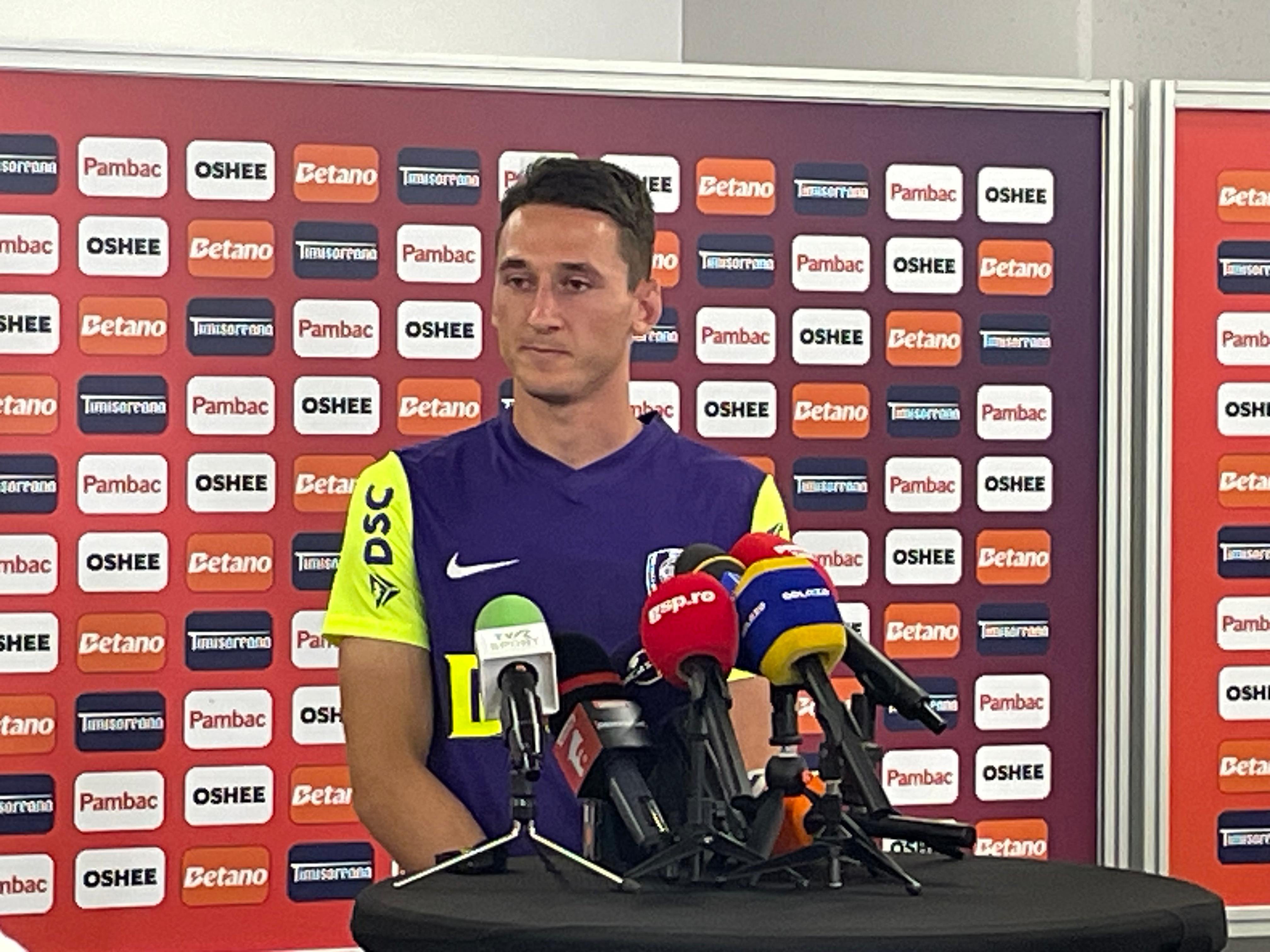 Alin Fică a explicat gestul de după gol: "Aveam un feeling că voi marca ...